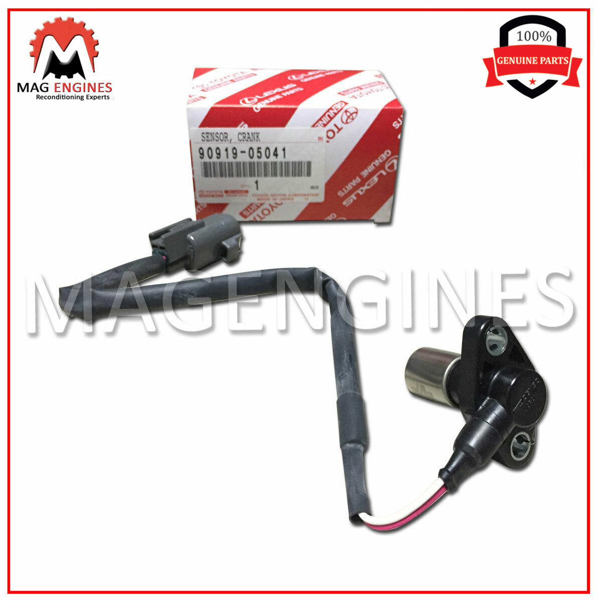 90919-05041 GENUINE OEM CRANKSHAFT POSITION SENSOR 9091905041 | eBay