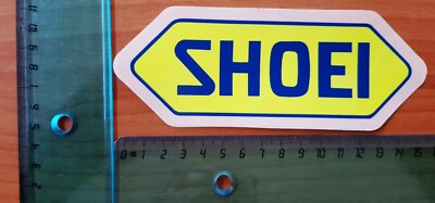 BELLISSIMO ADESIVO VINTAGE PER MOTO O CASCO ADHESIVE STICKER GIALLO ...