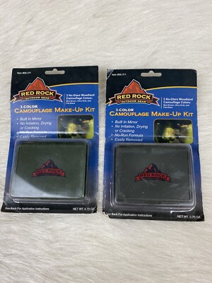 Red Rock Outdoor Gear 3 Color Camouflage Make Up Kit 2 PACK!! NEW!! | eBay