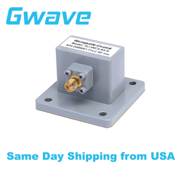 WR-112 to SMA Female Waveguide to Coax Adapters with UBR84 Flange, 6.57 ...
