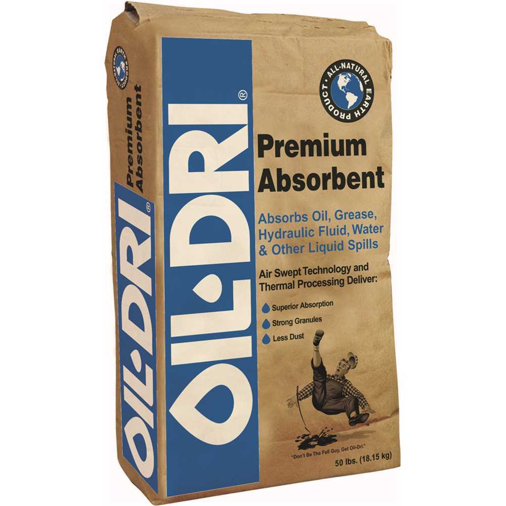 Oil-Dri I01050G40 50 lbs. Premium Absorbent Bag | eBay