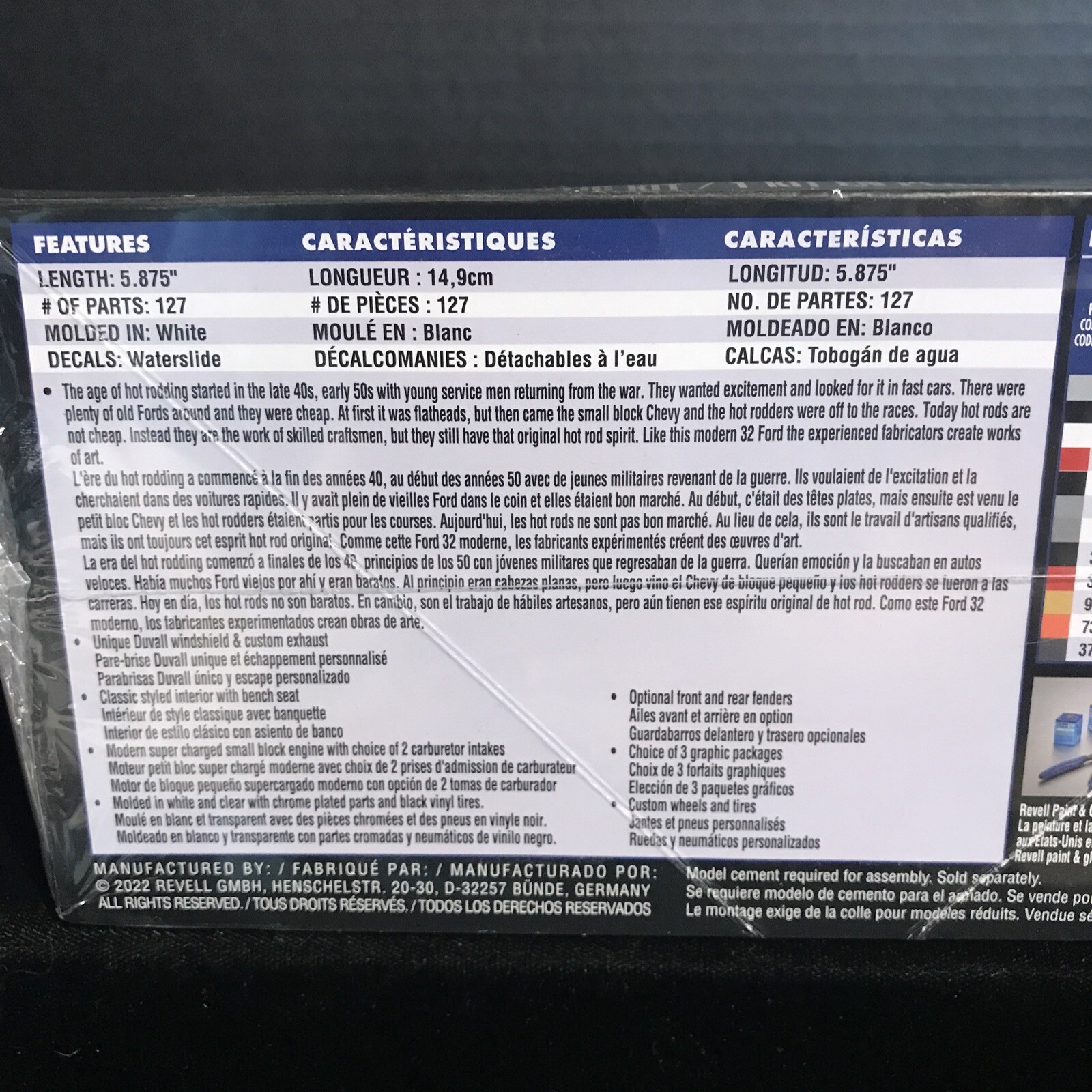 REVELL 14524 ‘32 FORD ROADSTER MODEL KIT-NIB-1/25 SCALE | eBay