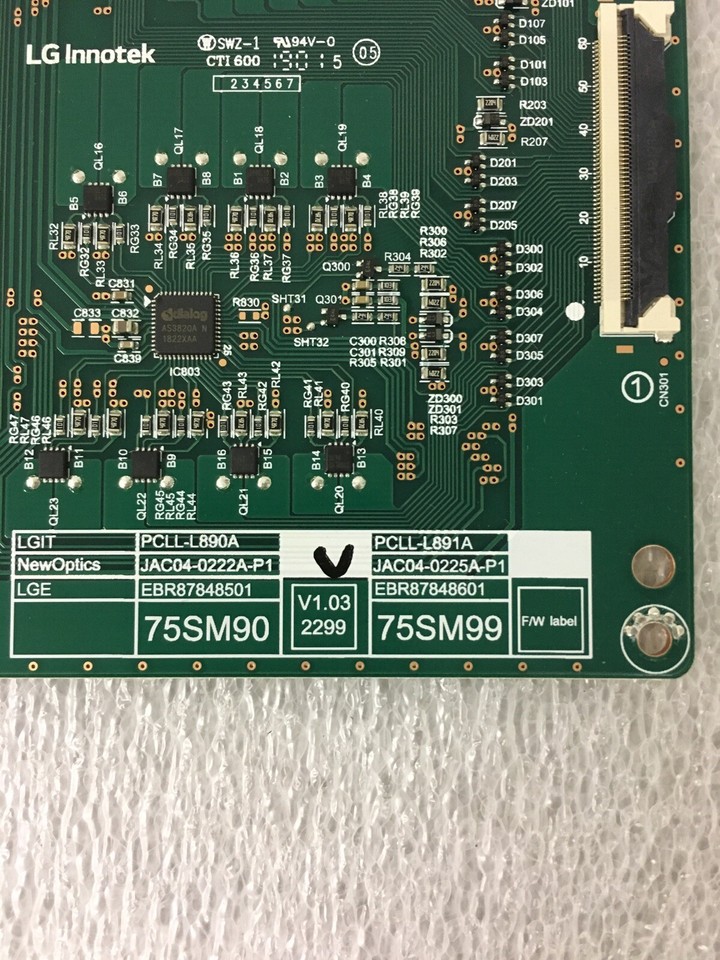 EBR87848601 Original LG LED Driver Board LG 75SM9070PUA | eBay