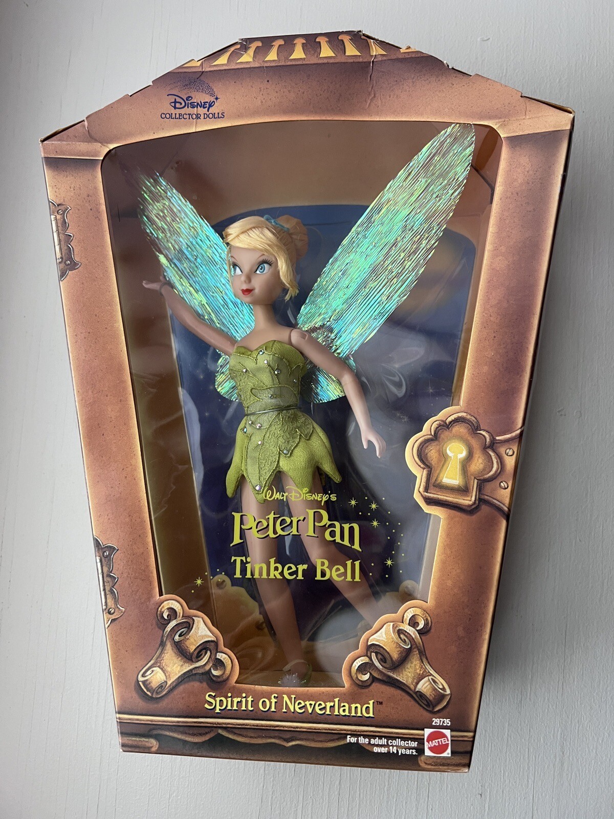 Disney Peter Pan Tinker Bell Doll. Spirit Of Never land. | eBay