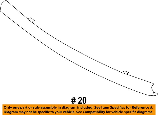 Ford OEM 2015 Expedition-bumper Trim-molding FL1Z8419AA for sale online ...