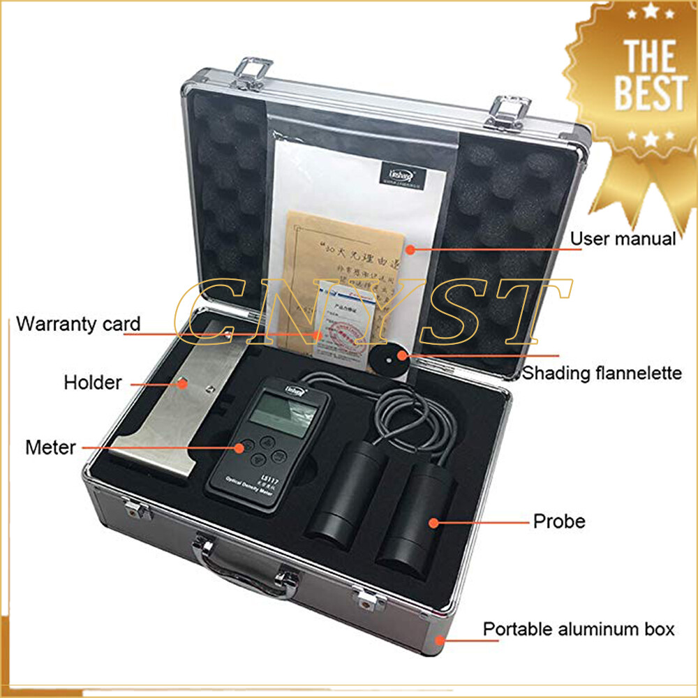 Optical Density Meter Densitometer Light Transmittance Tester 0.00 to 6 ...