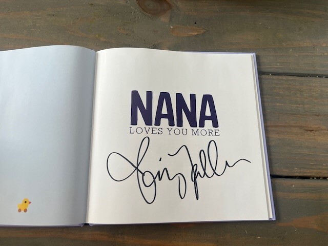 AUTOGRAPHED COPY- Jimmy Fallon- Nana Loves You More w Matching Stuffed ...