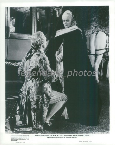 1949 Black Magic Orson Welles Nancy Guild Original Press Photo | eBay