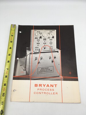VINTAGE BRYANT PROCESS CONTROLLER - SALES/SPECIFICATION BROCHURE - 1955 ...