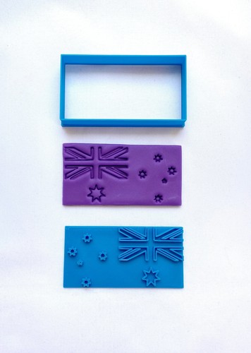 Australian Flag Cookie Cutter Dough Biscuit Pastry Fondant Sharp ...