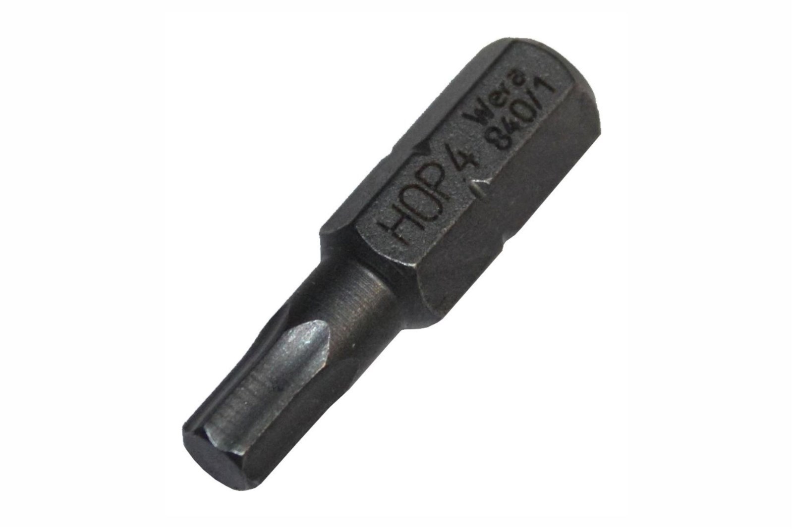 WERA HEX-PLUS HOP4 25MM HEX BIT HEXDRIVE 4MM 840/1 (HEX/ALLEN KEY ...