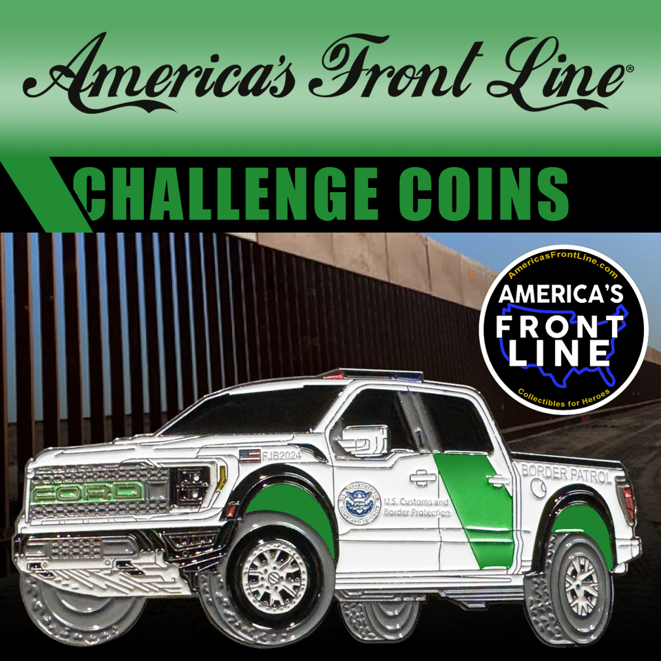 BL17-020 CBP Border Patrol Pickup Truck Police Challenge Coin FJB 2024 ...