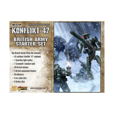 Warlord Konflikt '47 British 28mm British Army Starter Set VG/NM | eBay