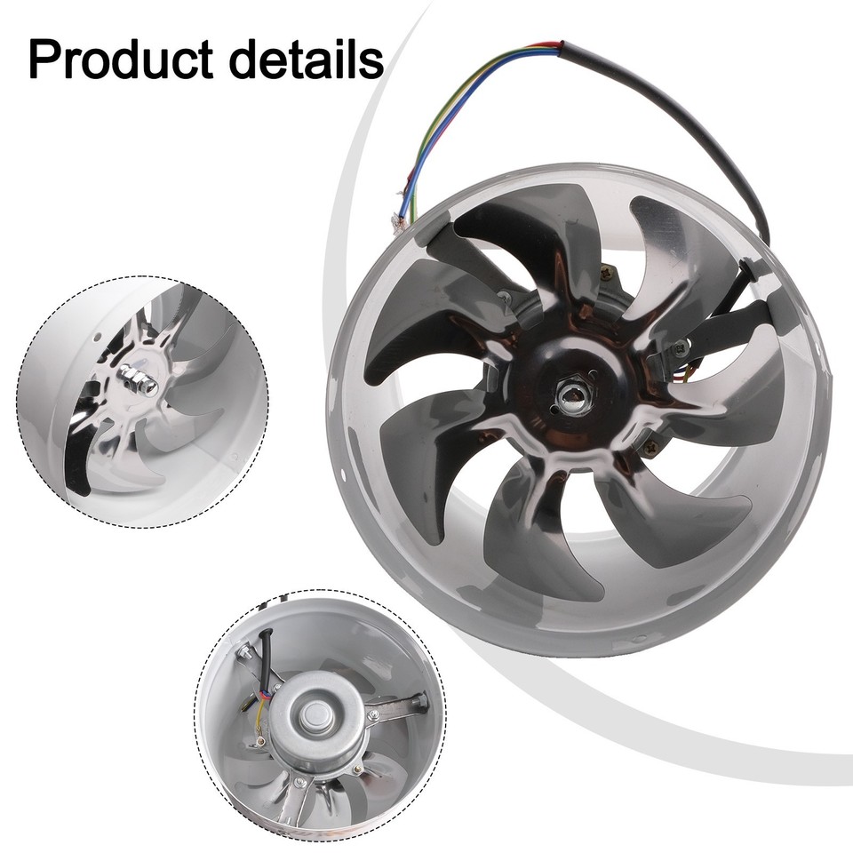 Smoke Extractor Quiet Extractor Fan Commercial Use 1-piece Molding ...