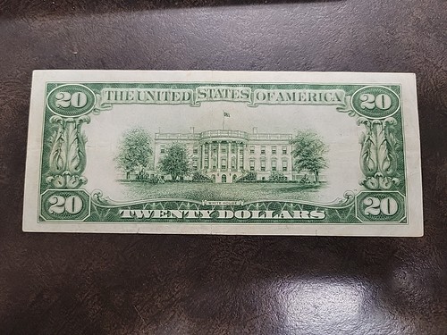 1929 The Riggs National Currency Bank Washington, DC $20 Twenty Dollars ...