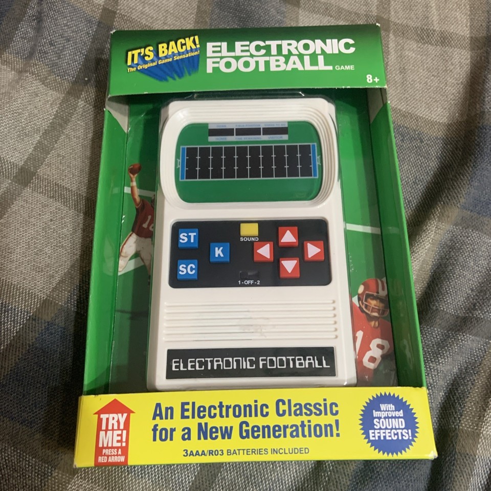 New Old Stock 2014 Mattel Electronic Football Handheld console | eBay