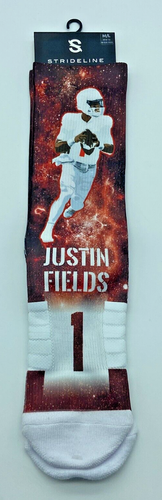 Justin Fields Strideline NFL Socks (M/L 8-12) Justin Fields #1 NWT | eBay