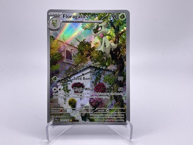 Pokémon TCG Floragato Scarlet & Violet - Paldea Evolved 197/193 Holo ...