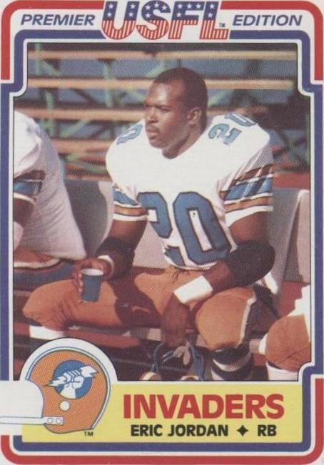 1984 Topps USFL - Eric Jordan #86 (RC) for sale online | eBay