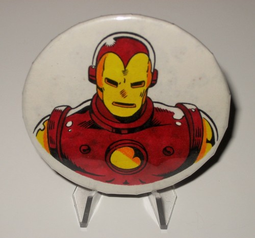 1974 1975 Marvel Comics Convention Iron Man Custom Button Stan Lee ...