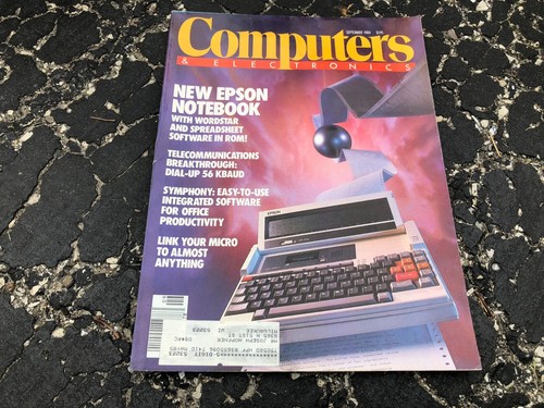 SEPT 1984 COMPUTERS AND ELECTRONICS magazine NEW EPSON NOTEBOOK | eBay