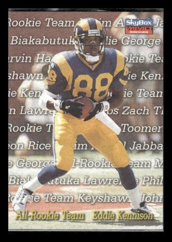 1996 SkyBox Impact Rookies #6 Eddie Kennison All-Rookie Team St. Louis ...