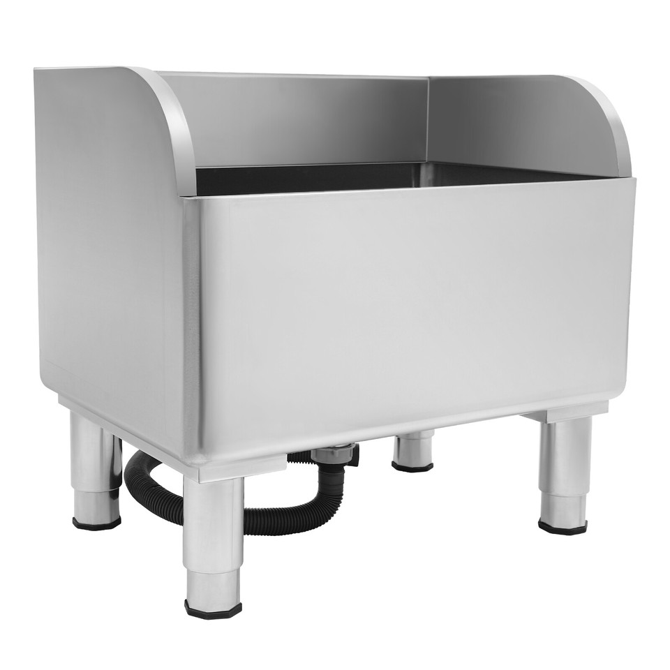 Commercial Stainless Steel Mop Sink Laundry Room Floor Mop Sink with ...