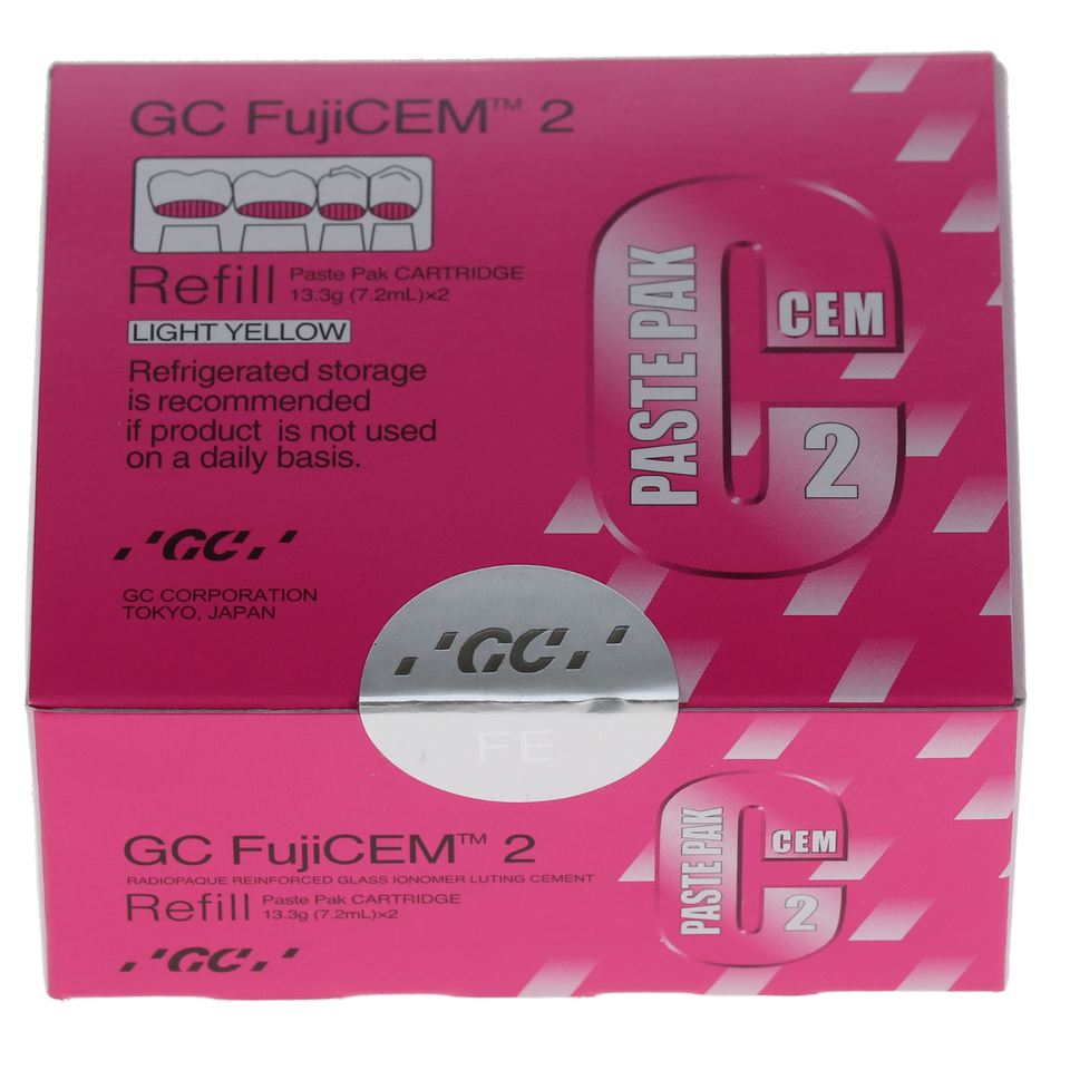 GC 004714 FujiCEM 2 Reinforced Glass Ionomer Luting Cement Automix 2/Pk ...