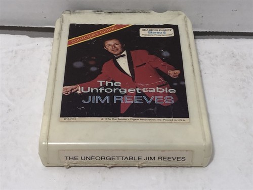 THE UNFORGETTABLE JIM REEVES COLLECTOR'S EDITION 8 TRACK | eBay