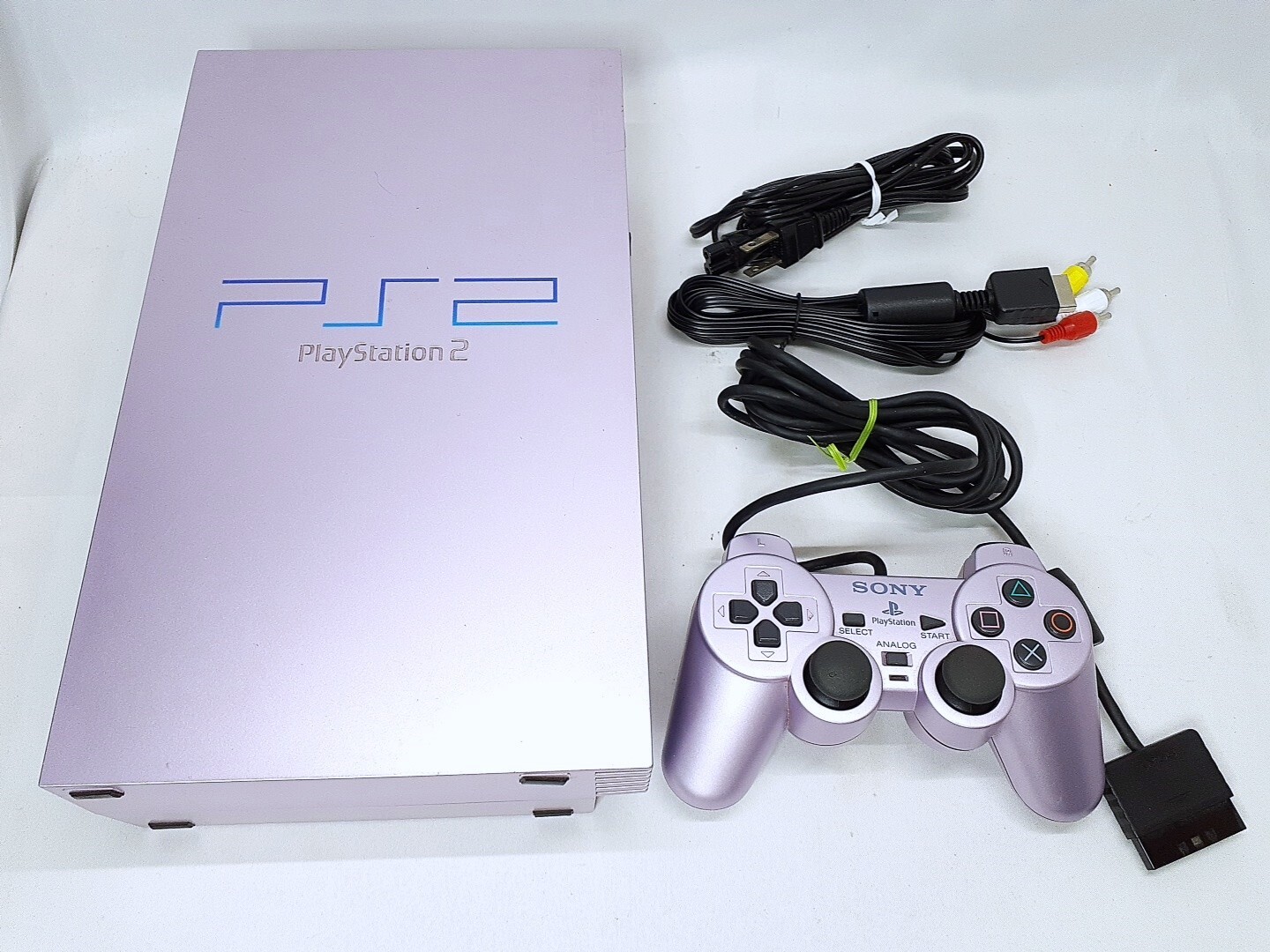 PS2 Sakura Pink Console Controller set Playstation2 NTSC-J Japan Tested ...