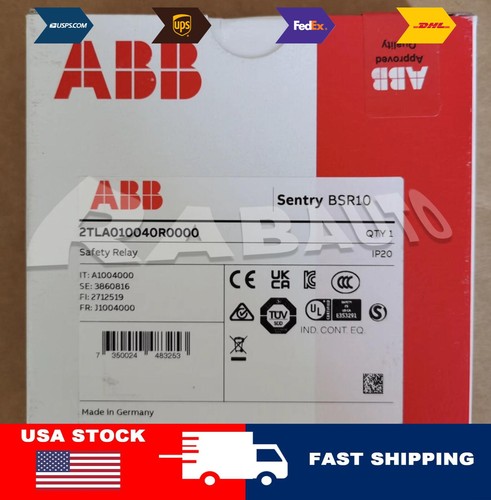 1pcs ABB Safety Relay Sentry BSR10 24VDC 2TLA010040R0000 Fast Shipping ...