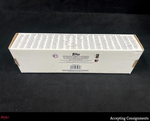 2005 Topps Baseball Complete Set Box 1-733 Sealed Yankees Pack ...