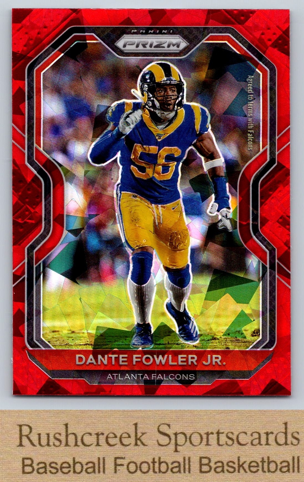 2020 Panini Prizm #229 Dante Fowler Jr. Rams Prizm Red Ice | eBay