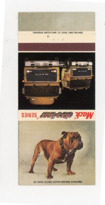 Mack Ultra Liner Series Mack Trucks Matchbook Cover EUC | eBay