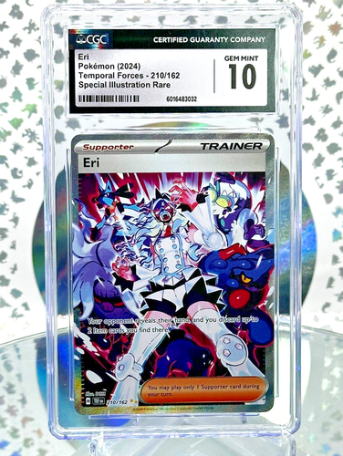 CGC 10 Eri 210/162 Temporal Forces Secret Illustration Rare Pokemon ...