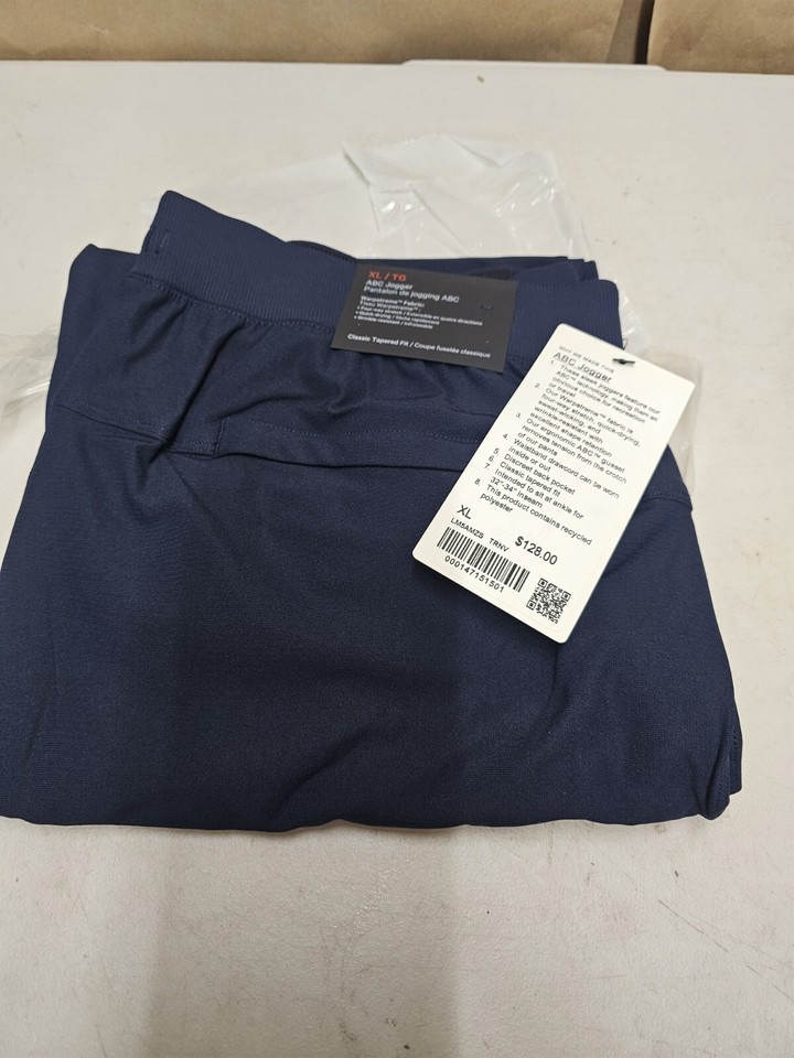 Lululemon ABC Men Jogger Pants True Navy New with Tags $128.00 XL | eBay