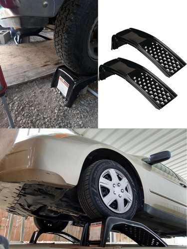 Car Ramp Set Solid Steel 3 Ton 6500 LBS HD Light Truck Repairs Oil ...