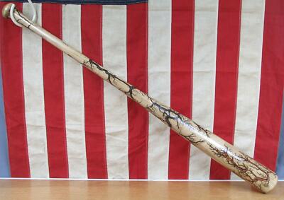 Lightning Strike Wood Baseball Bat Electrocuted 35" New Display Costume ...