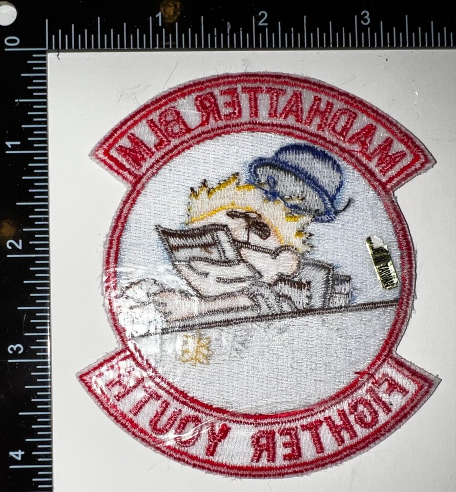 USAF 492nd Fighter Squadron Madhatter Bolar Lieutenant's Mafia BLM ...