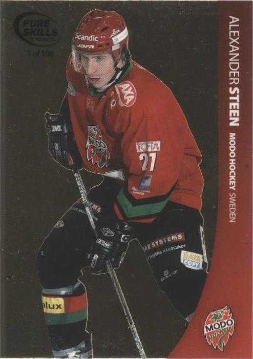 2004-05 Card Cabinet SHL Elitset Pure Skills - Alexander Steen #70 Gold ...