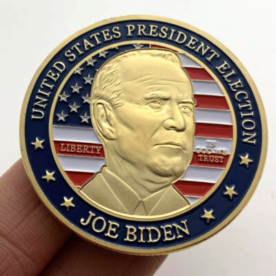 46Th US President Joe Biden Campaign Election Eagle Challenge Gold Coin ...