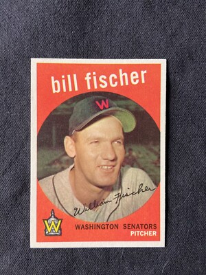 Beautiful pack fresh 1959 Topps Est NM-MT #230 Bill Fischer #1 | eBay