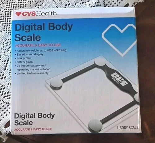 Digital Body Scale Bathroom Scale CVS NEW | eBay