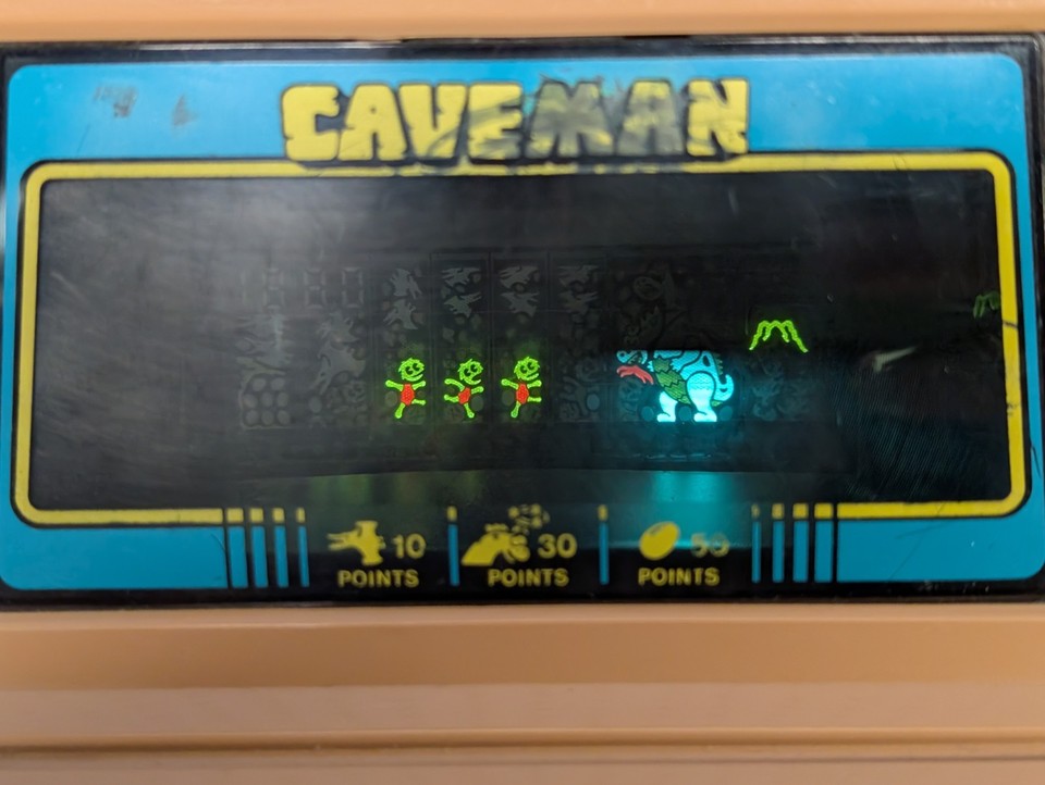Caveman Tabletop Arcade Game | Tested Working | Vintage Tandy Radio ...