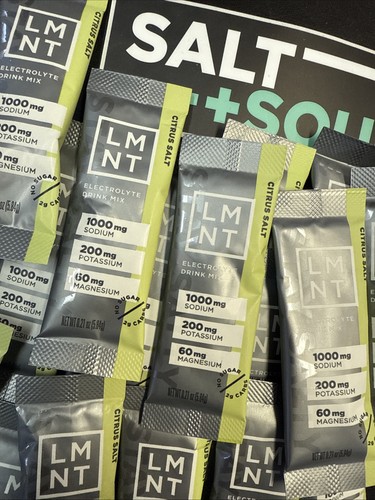 LMNT Electrolyte Drink Mix | Citrus Salt | 30 Count - Packets ONLY | eBay