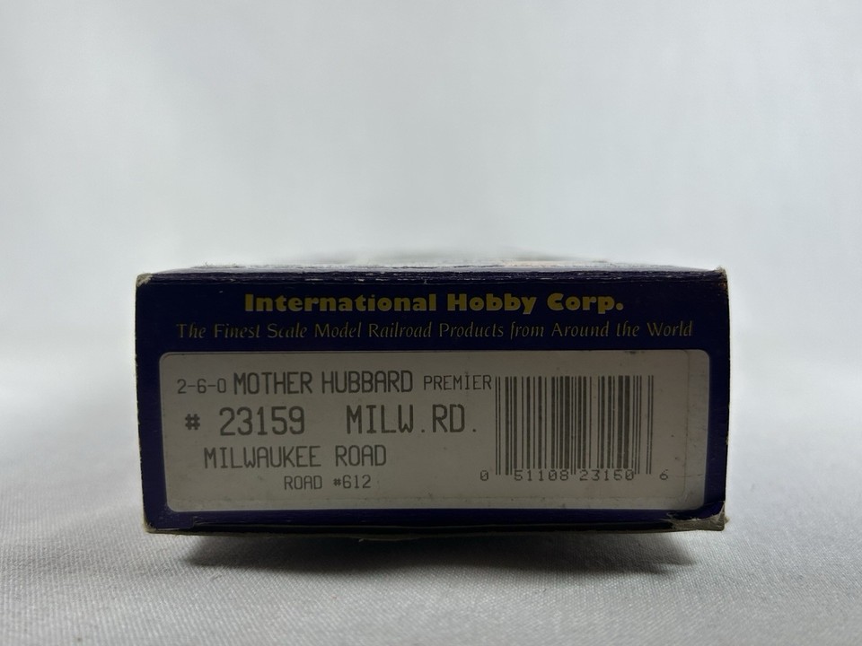 HO IHC Milwaukee Road 2-6-0 Mother Hubbard Steam Engine #612 Brand New ...