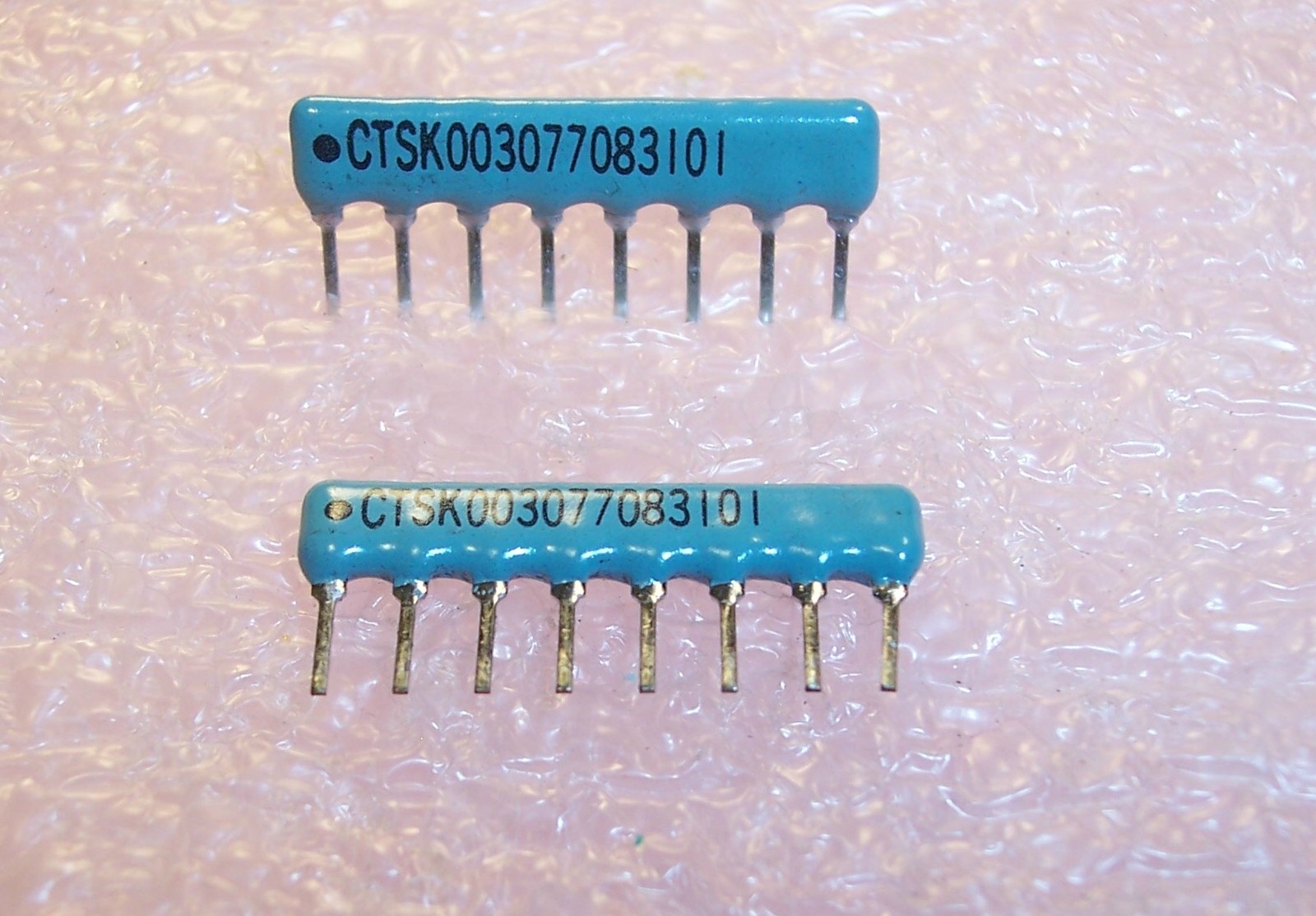 QTY (100) 100 Ohm 8 PIN SIP ISOLATED RESISTOR NETWORKS 770-83-101 CTS ...