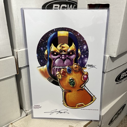 Thanos Infinity Gauntlet Art Print Signed By; George Perez | eBay