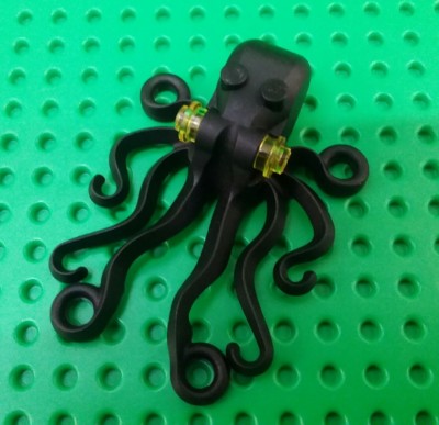 *NEW* Lego Octopus Black Squid Tentacles Ocean Sea Pirates Water ...