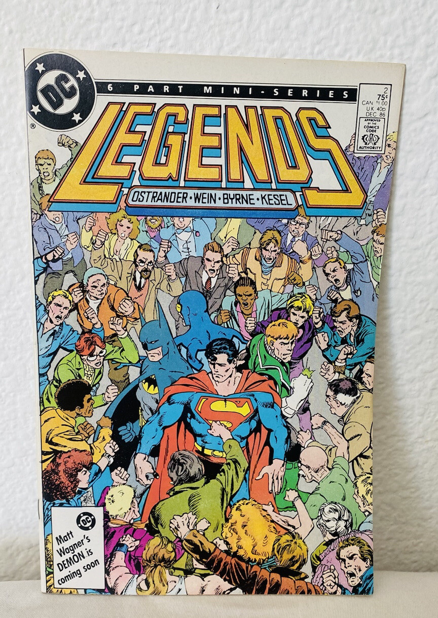 1986 Copper Age DC Comics Legends Comic Book Issue #2 John Byrne | eBay
